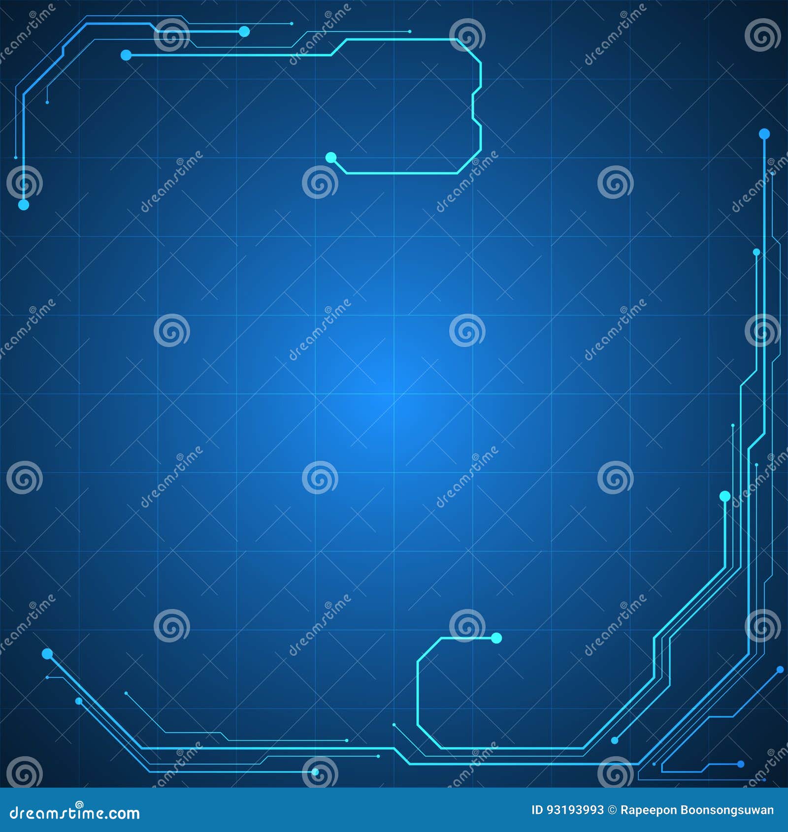 Vector Abstract Background Technology Circuit Design. Stock Vector ...