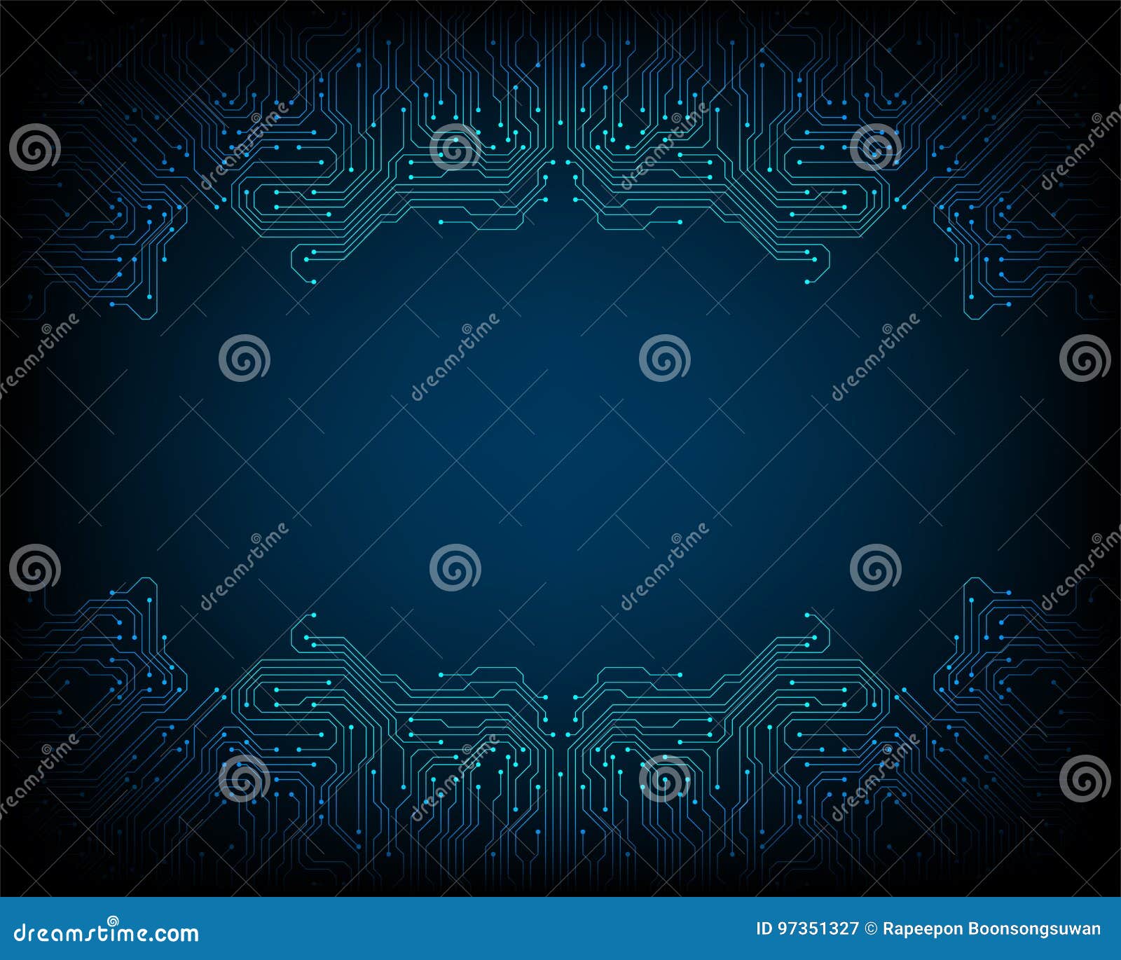 Vector Abstract Background Technology Circuit Design. Stock Vector ...