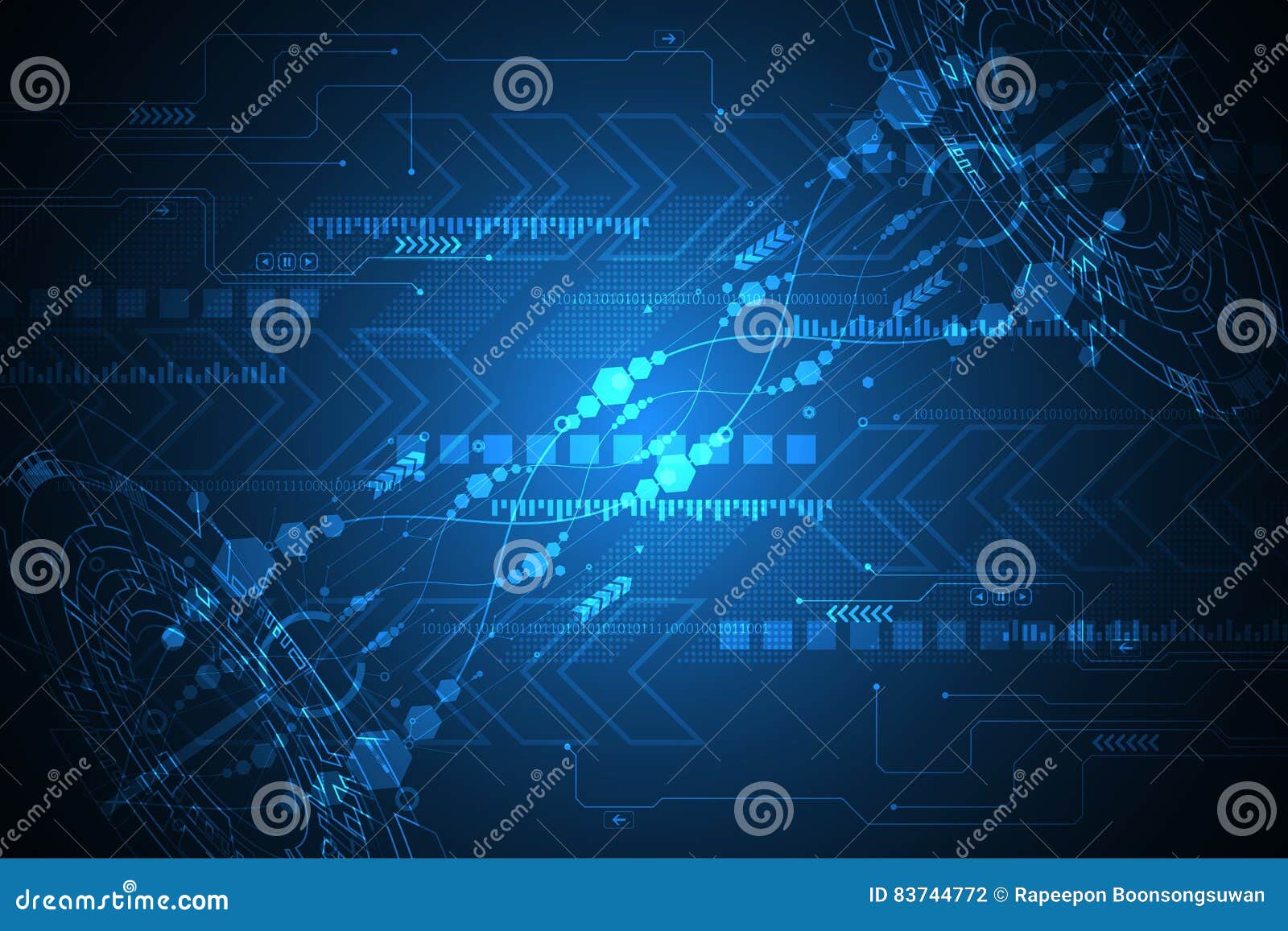 Vector Abstract Background Technology Concept. Stock Vector ...
