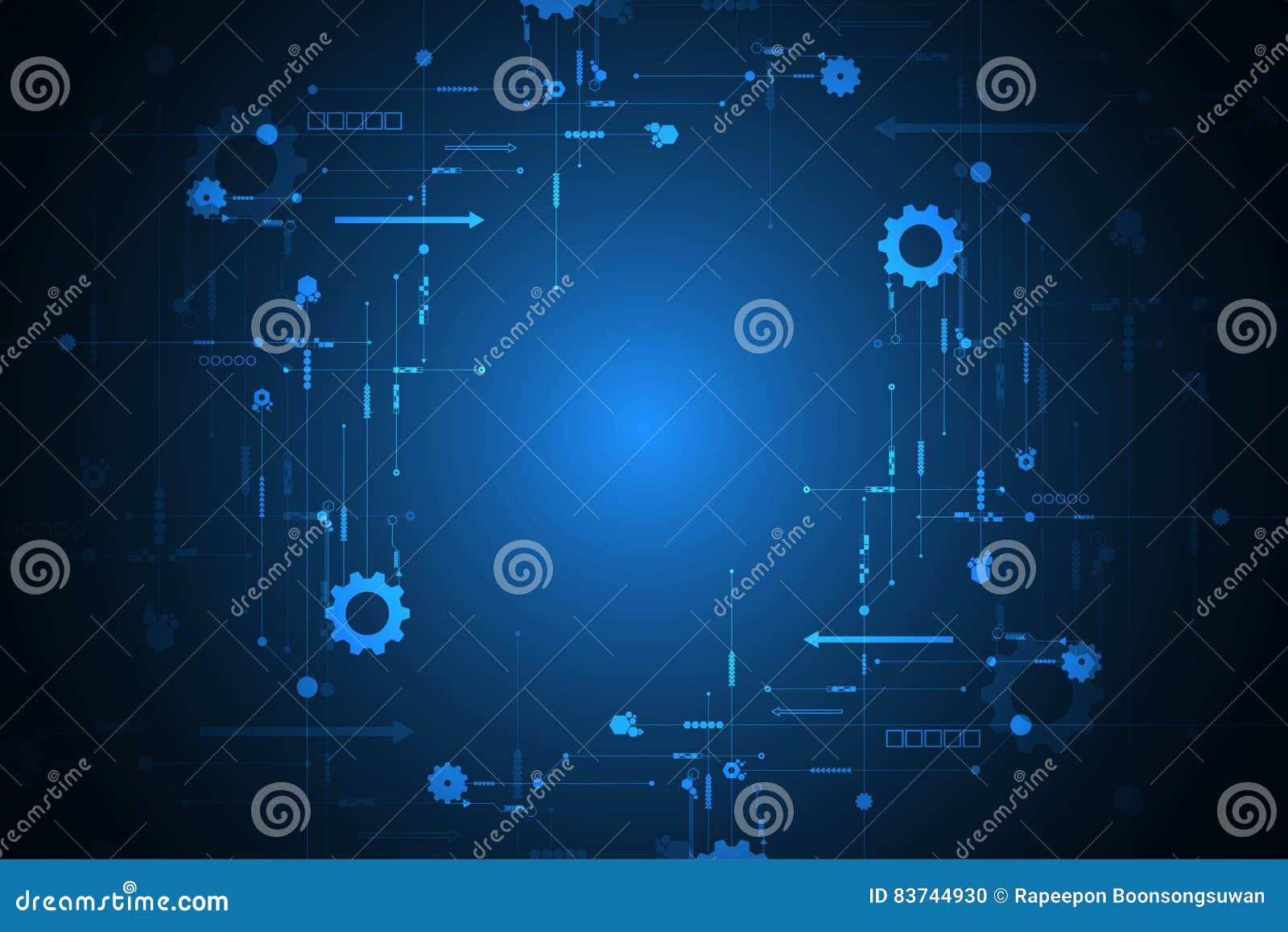Vector Abstract Background Technology Concept. Stock Vector ...