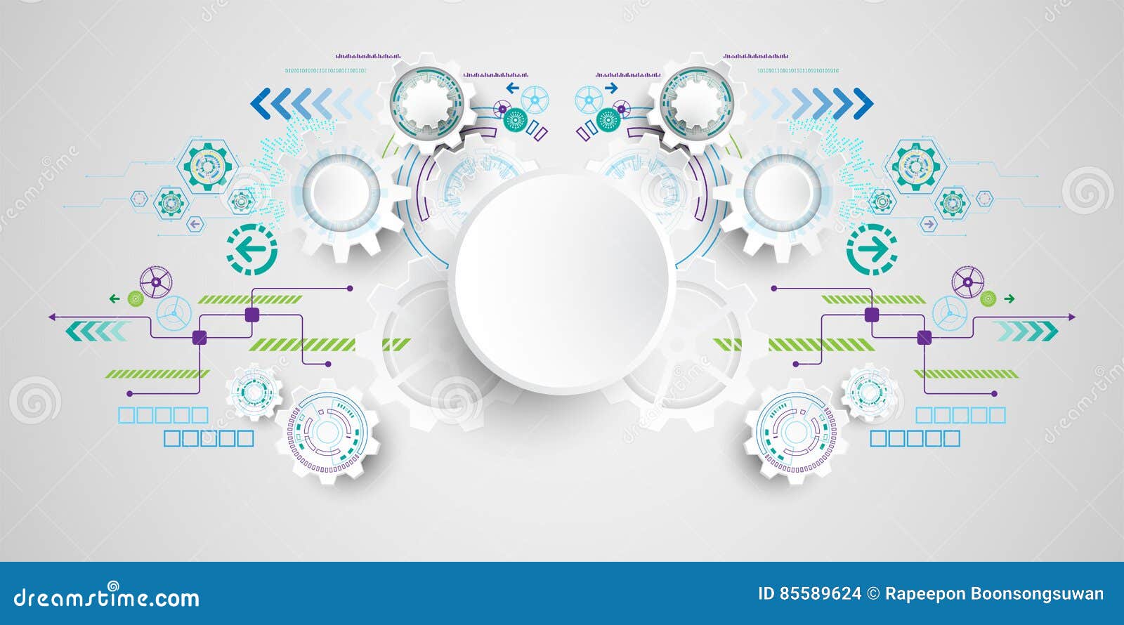 Vector Abstract Background Technology Concept. Stock Vector ...