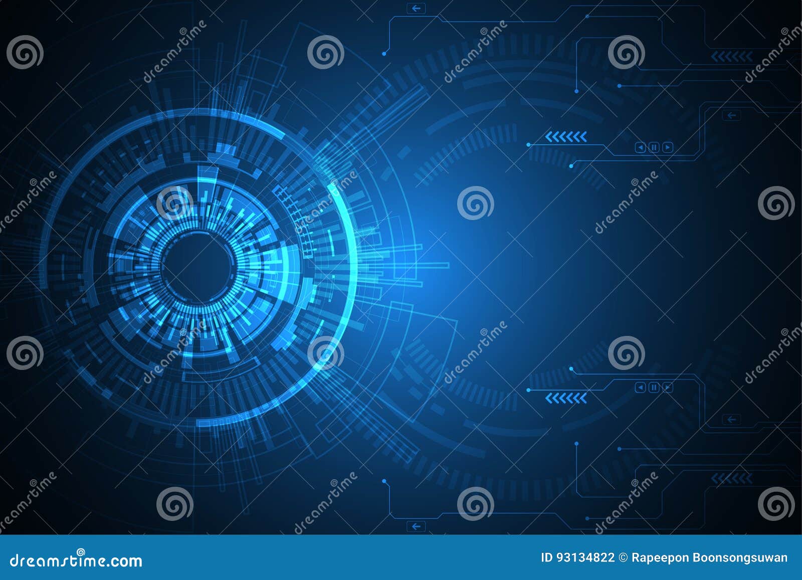 Vector Abstract Background Technology Concept. Stock Vector ...