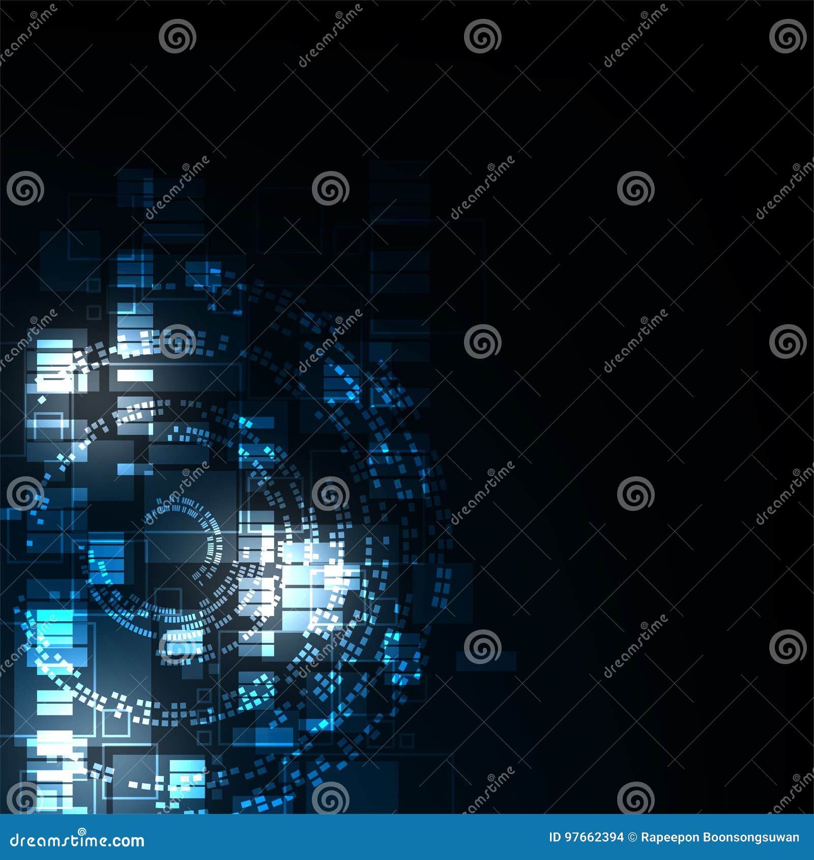 Vector Abstract Background Technology Concept. Stock Vector ...