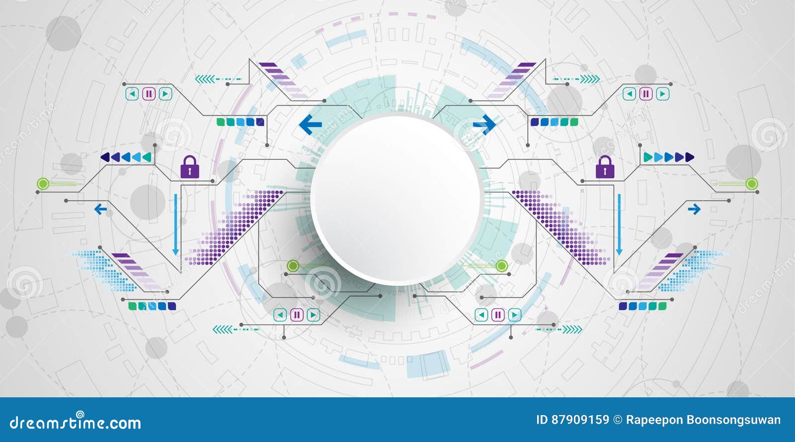 Vector Abstract Background Technology Design. Stock Vector ...