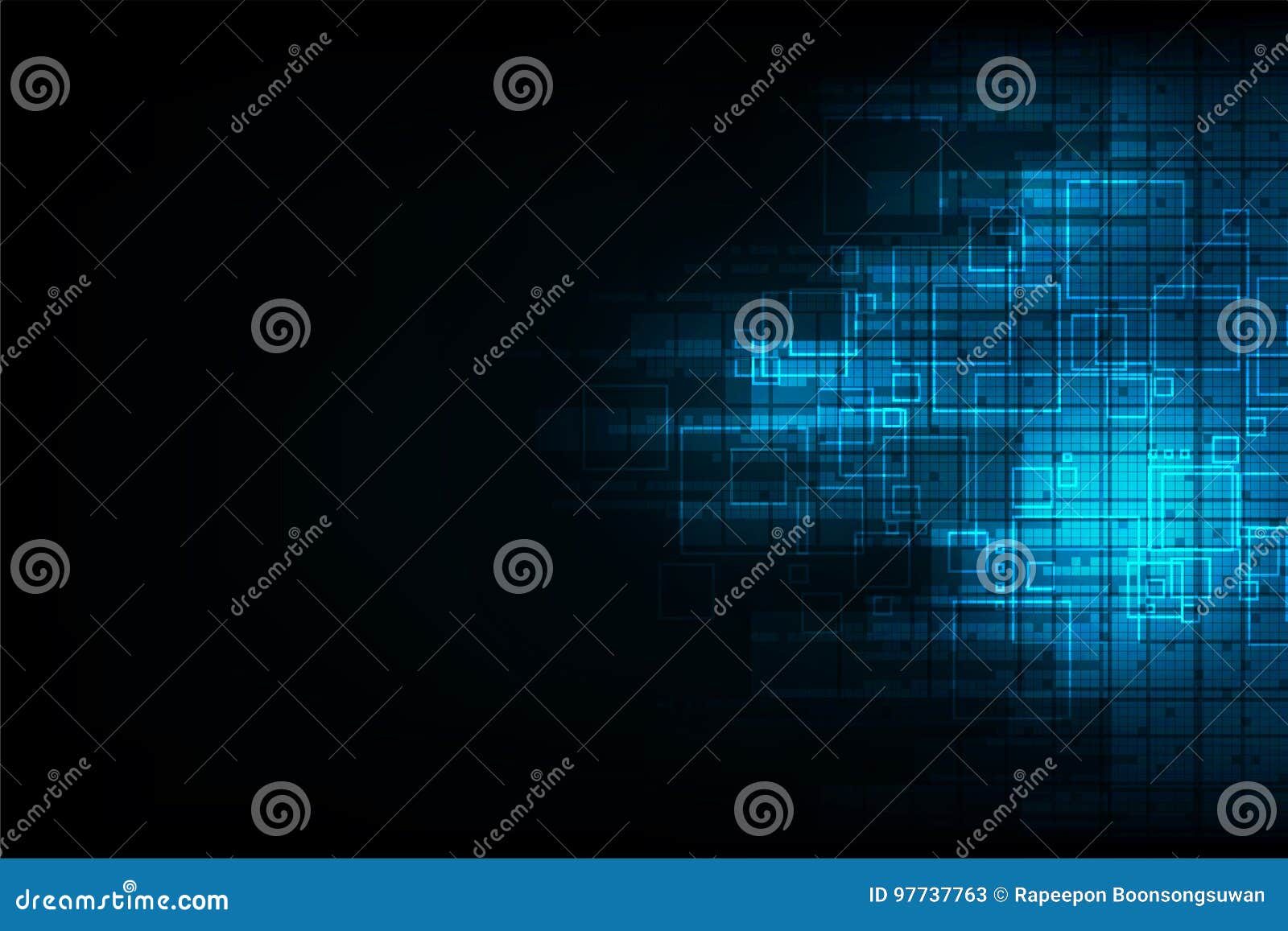 Vector Abstract Background Technology Digital Design. Stock Vector ...