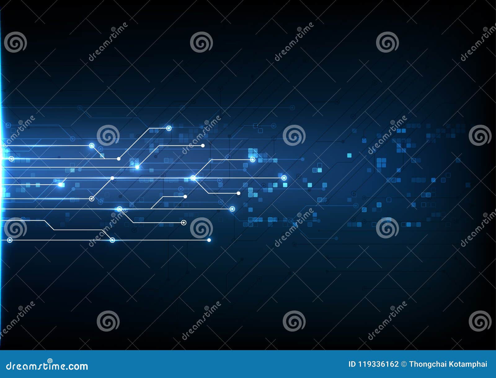 Vector Abstract Background Technology Electronic Illustration Co Stock ...