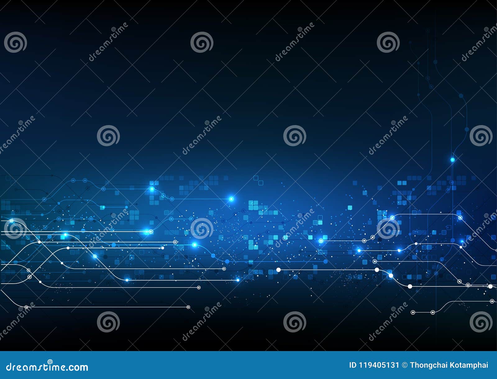 Vector Abstract Background Technology Electronic Illustration Co Stock ...