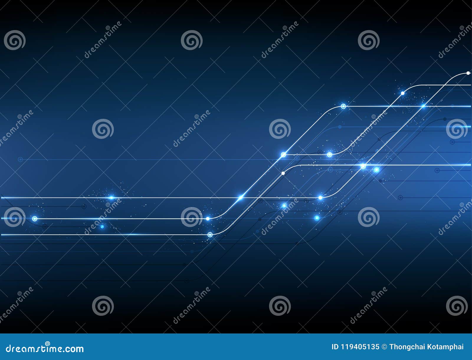 Vector Abstract Background Technology Electronic Illustration Co Stock ...