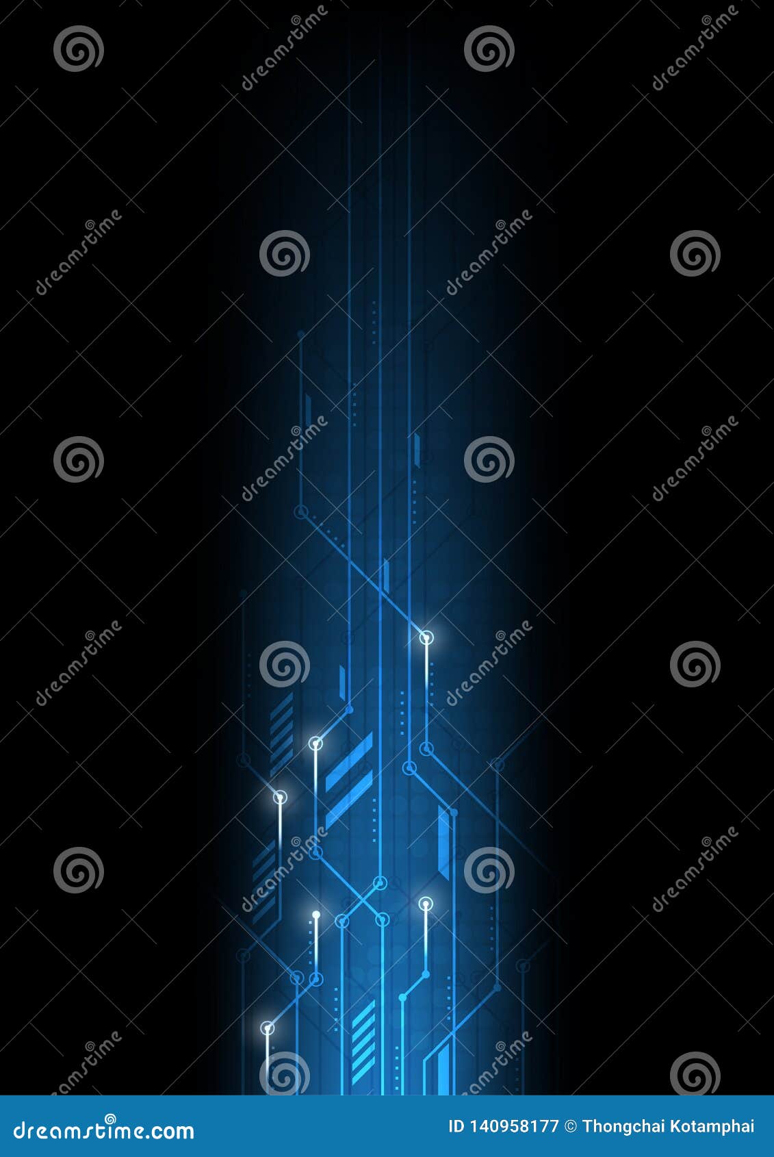 Vector Abstract Background Technology Electronic Illustration ...