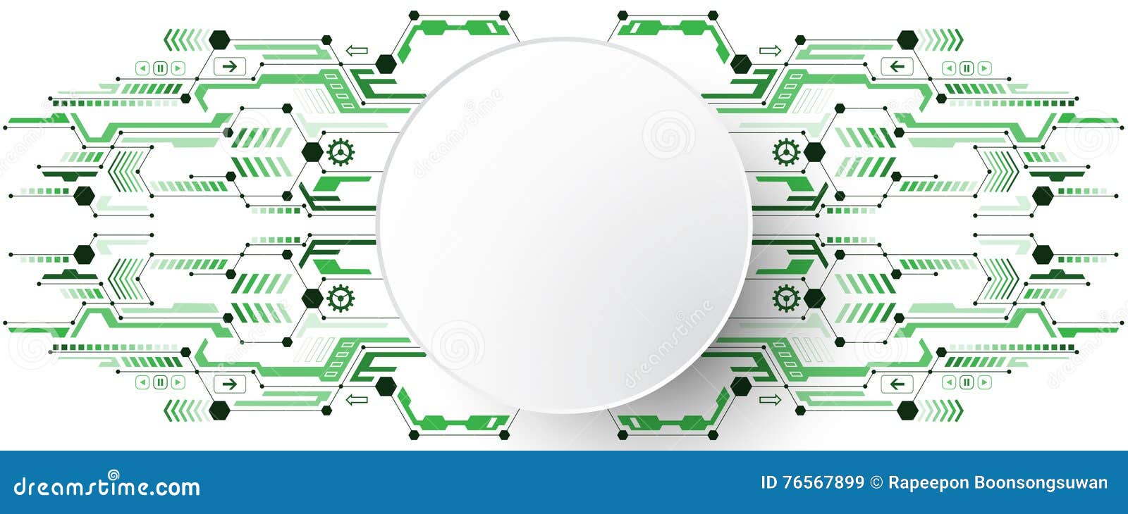 Vector Abstract Background Technology Innovation. Stock Vector ...