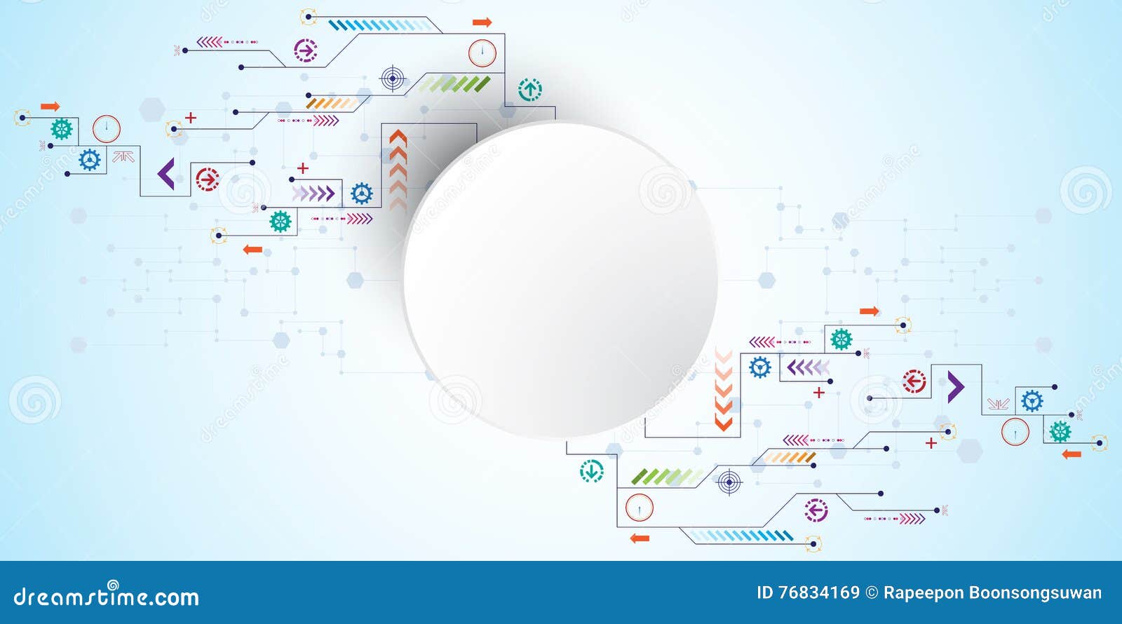 Vector Abstract Background Technology Innovation. Stock Vector ...