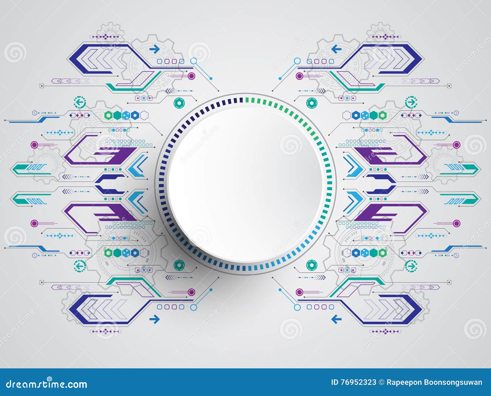 Vector Abstract Background Technology Innovation. Stock Vector ...
