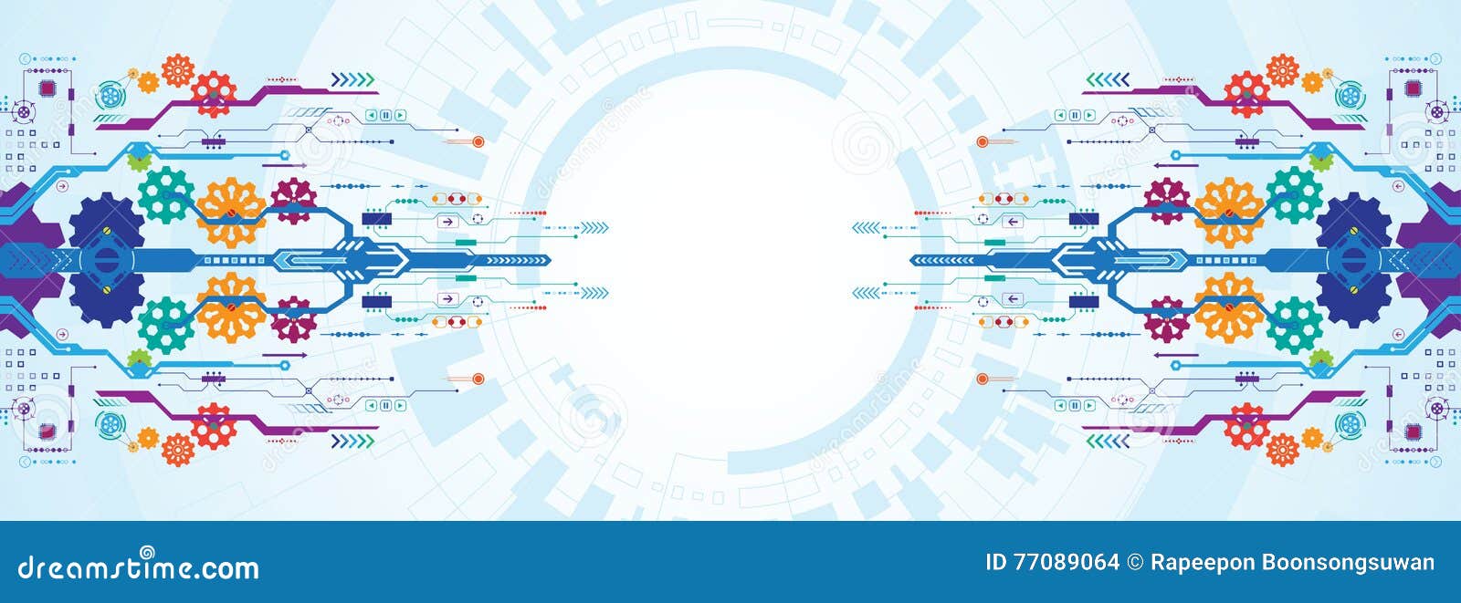 Vector Abstract Background Technology Innovation. Stock Vector ...