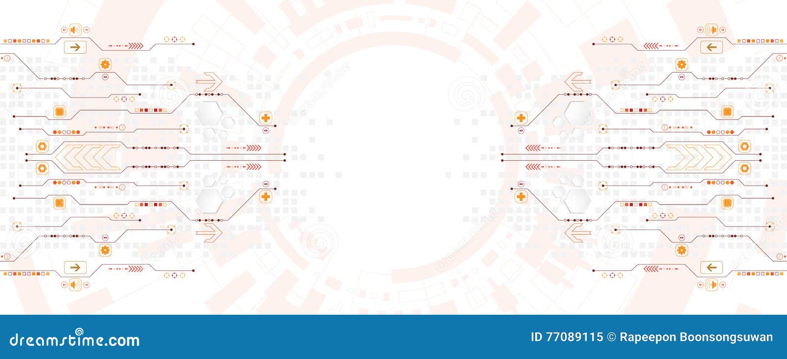 Vector Abstract Background Technology Innovation. Stock Vector - Illustration of computer ...