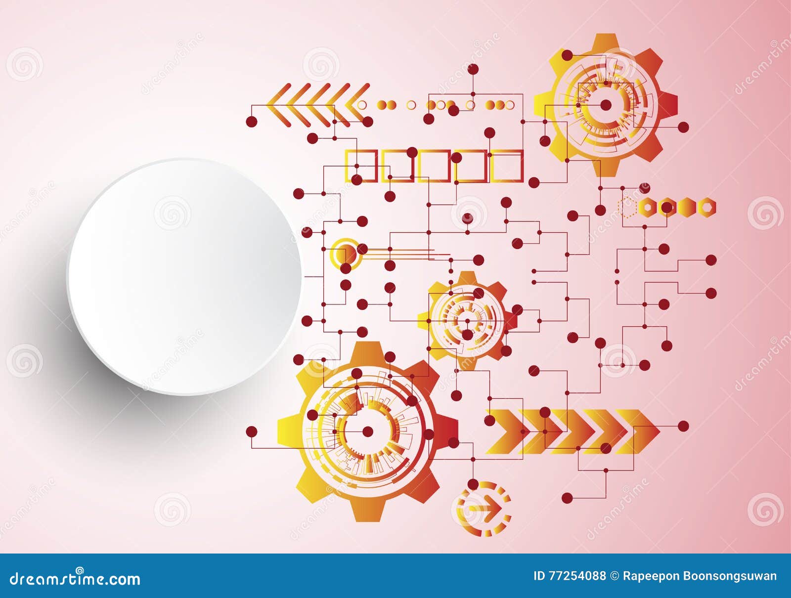 Vector Abstract Background Technology Innovation. Stock Vector ...