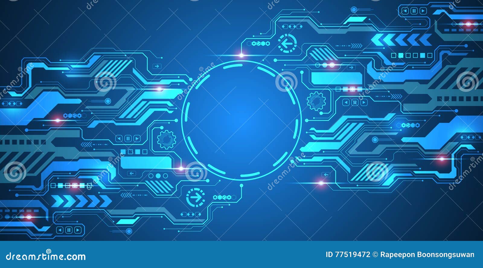 Vector Abstract Background Technology Innovation. Stock Vector ...