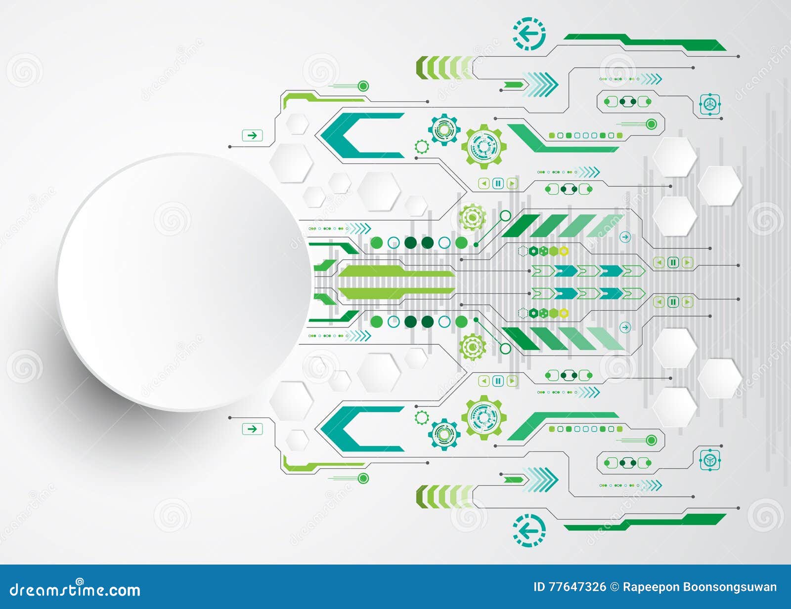 Vector Abstract Background Technology Innovation. Stock Vector ...