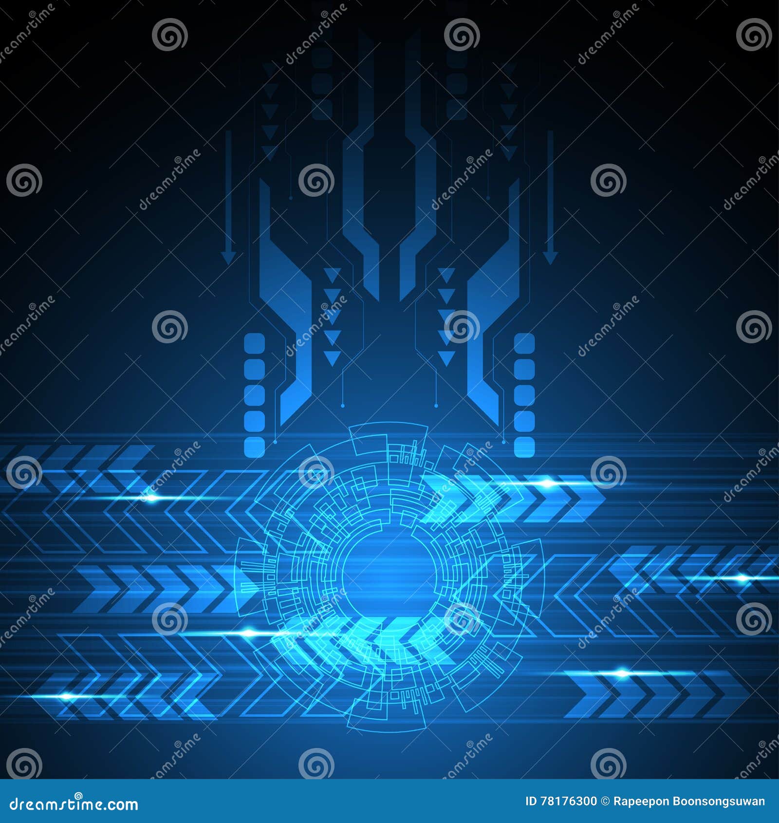 Vector Abstract Background Technology Innovation. Stock Vector ...