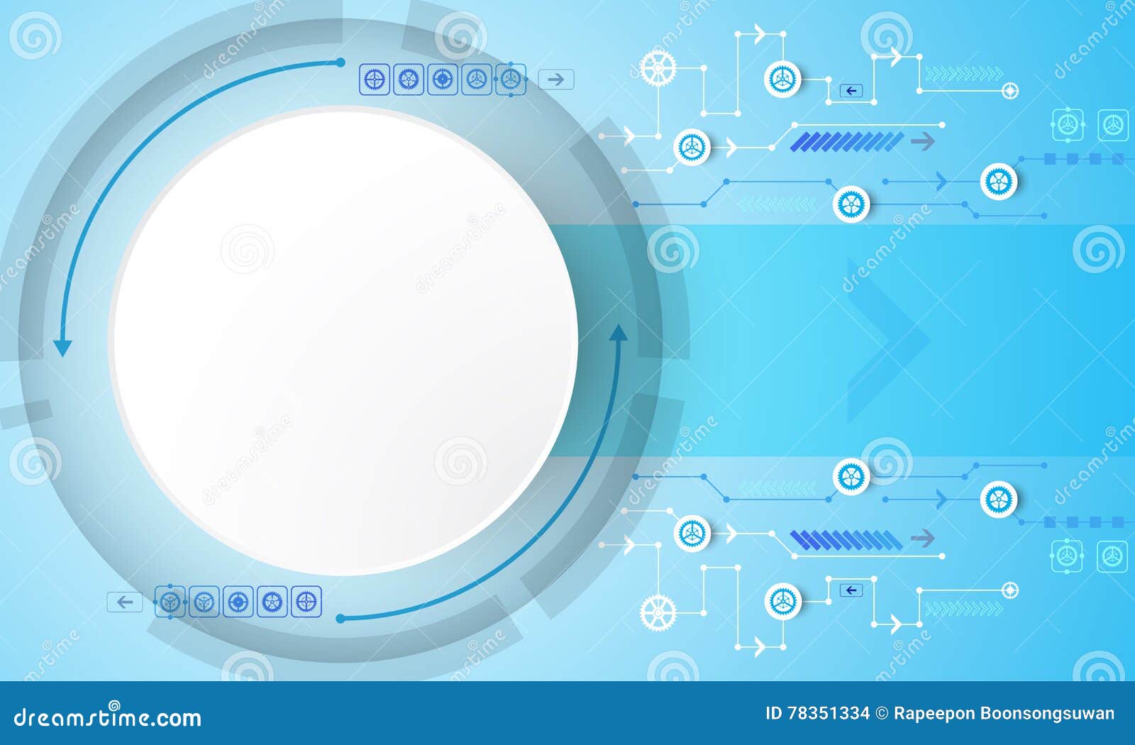 Vector Abstract Background Technology Innovation. Stock Vector - Illustration of connect ...