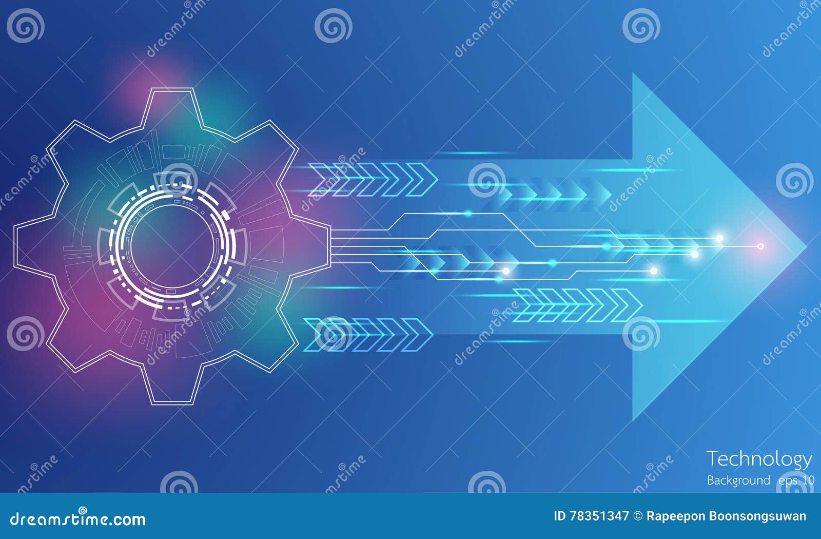 Vector Abstract Background Technology Innovation. Stock Vector ...