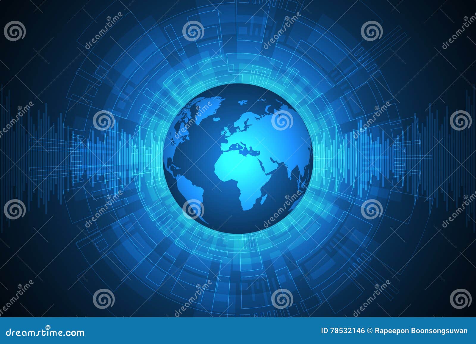 Vector Abstract Background Technology Innovation. Stock Vector ...