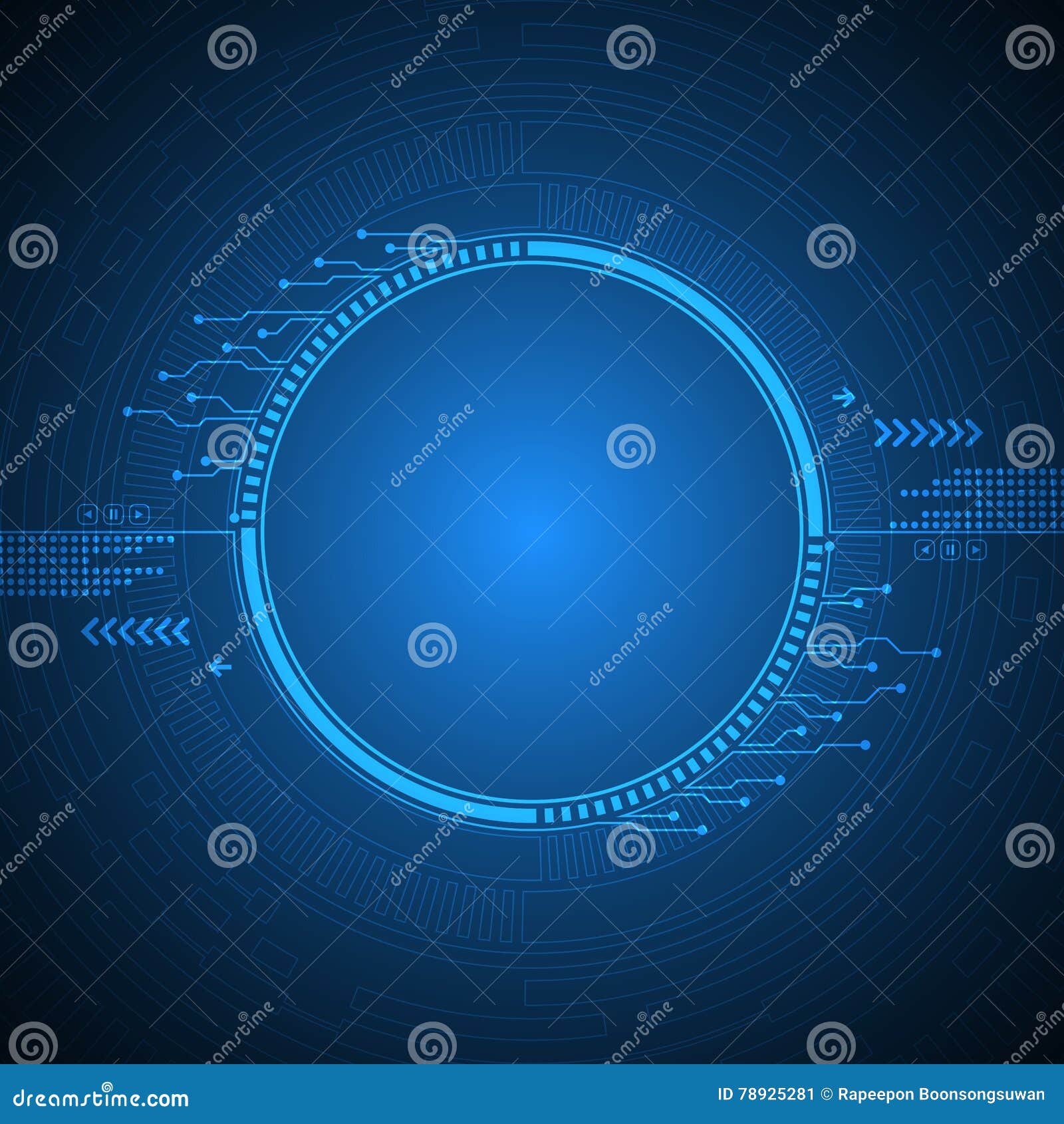 Vector Abstract Background Technology Innovation. Stock Vector ...