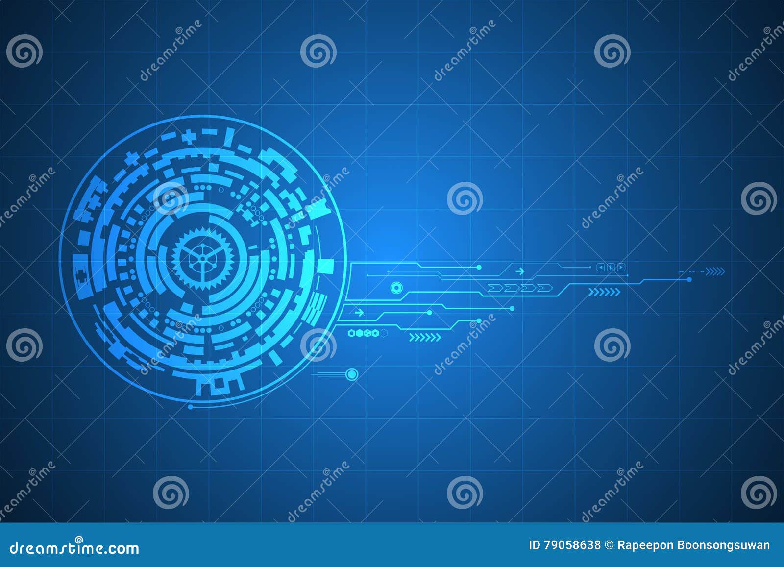 Vector Abstract Background Technology Innovation. Stock Vector ...