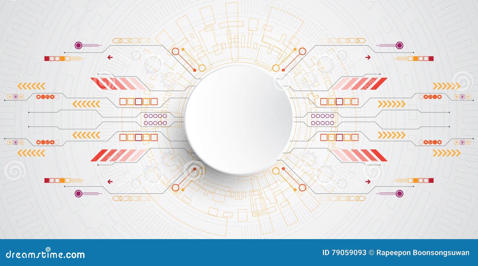 Vector Abstract Background Technology Innovation. Stock Vector ...