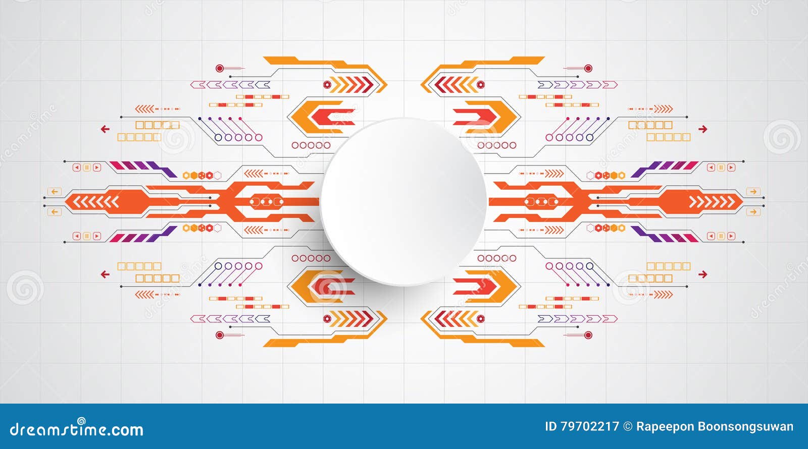 Vector Abstract Background Technology Innovation. Stock Vector ...