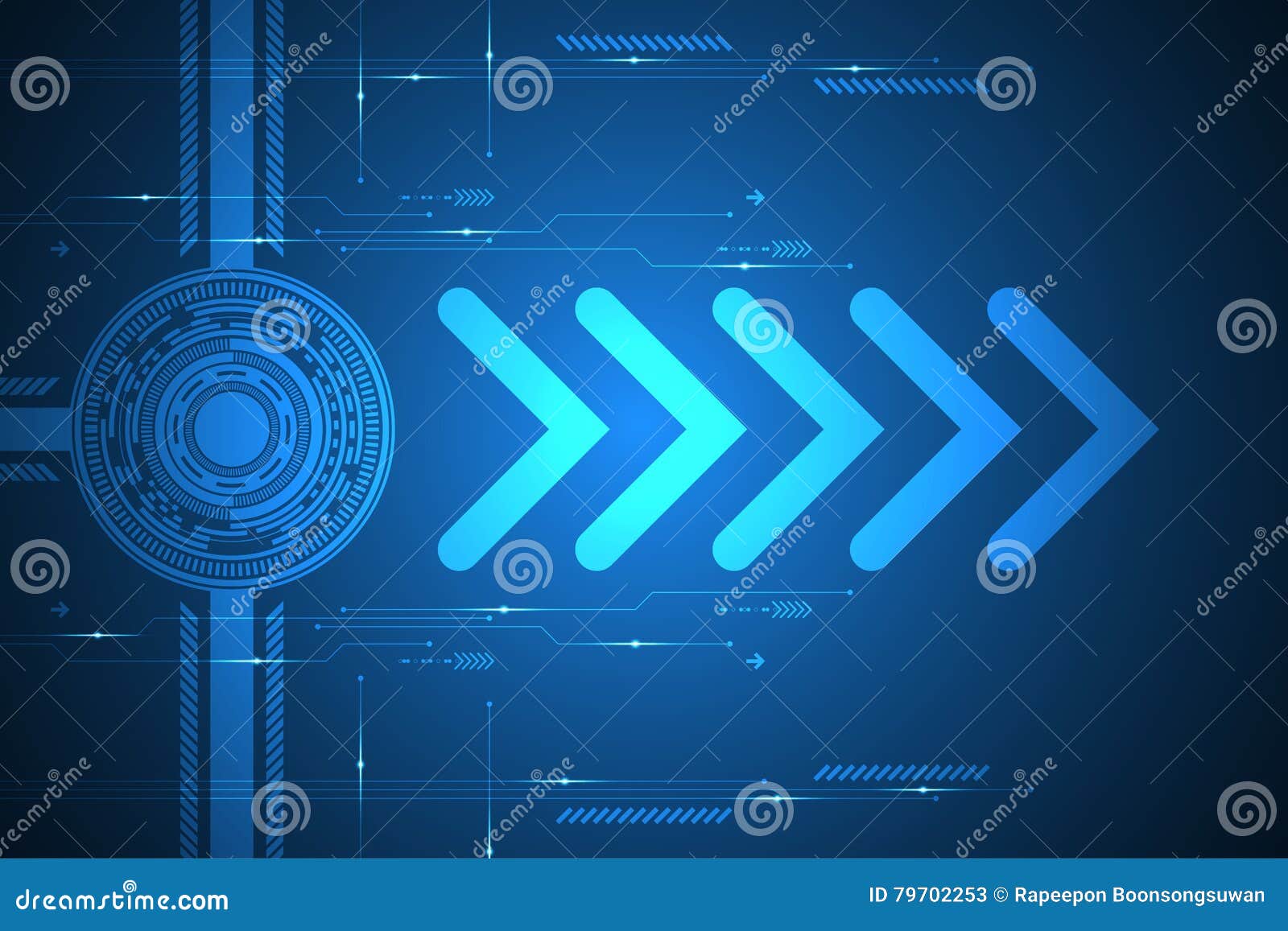Vector Abstract Background Technology Innovation. Stock Vector ...