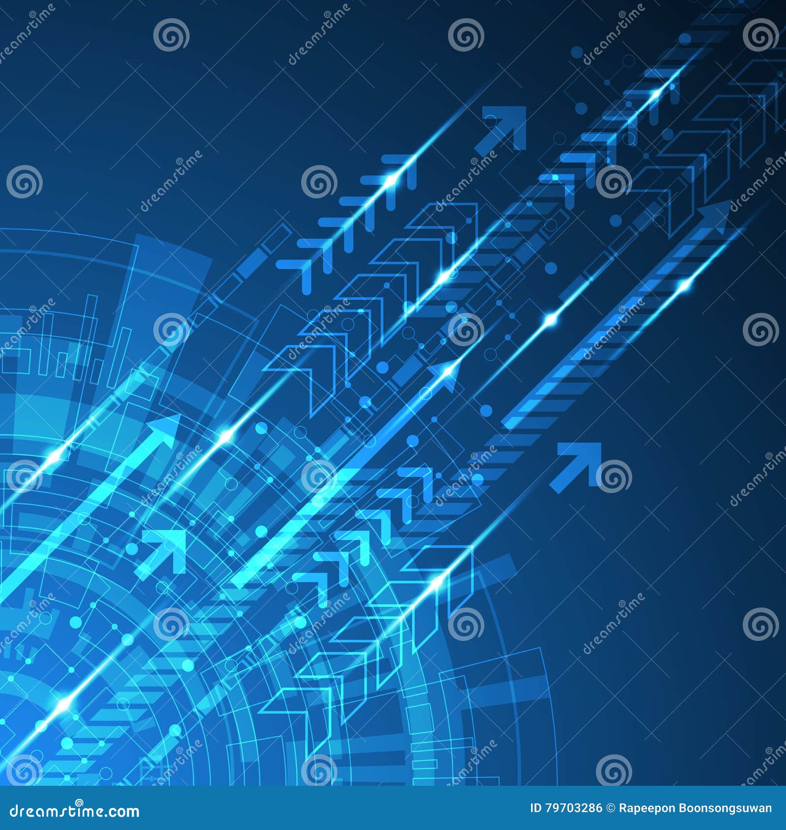 Vector Abstract Background Technology Innovation. Stock Vector ...