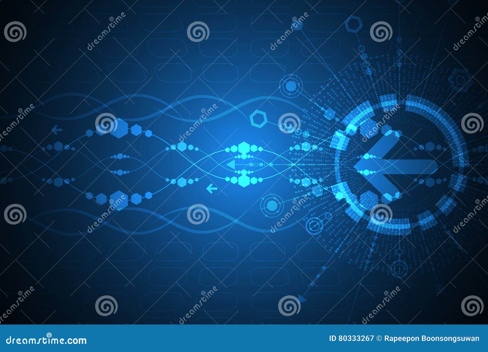 Vector Abstract Background Technology Innovation. Stock Vector ...