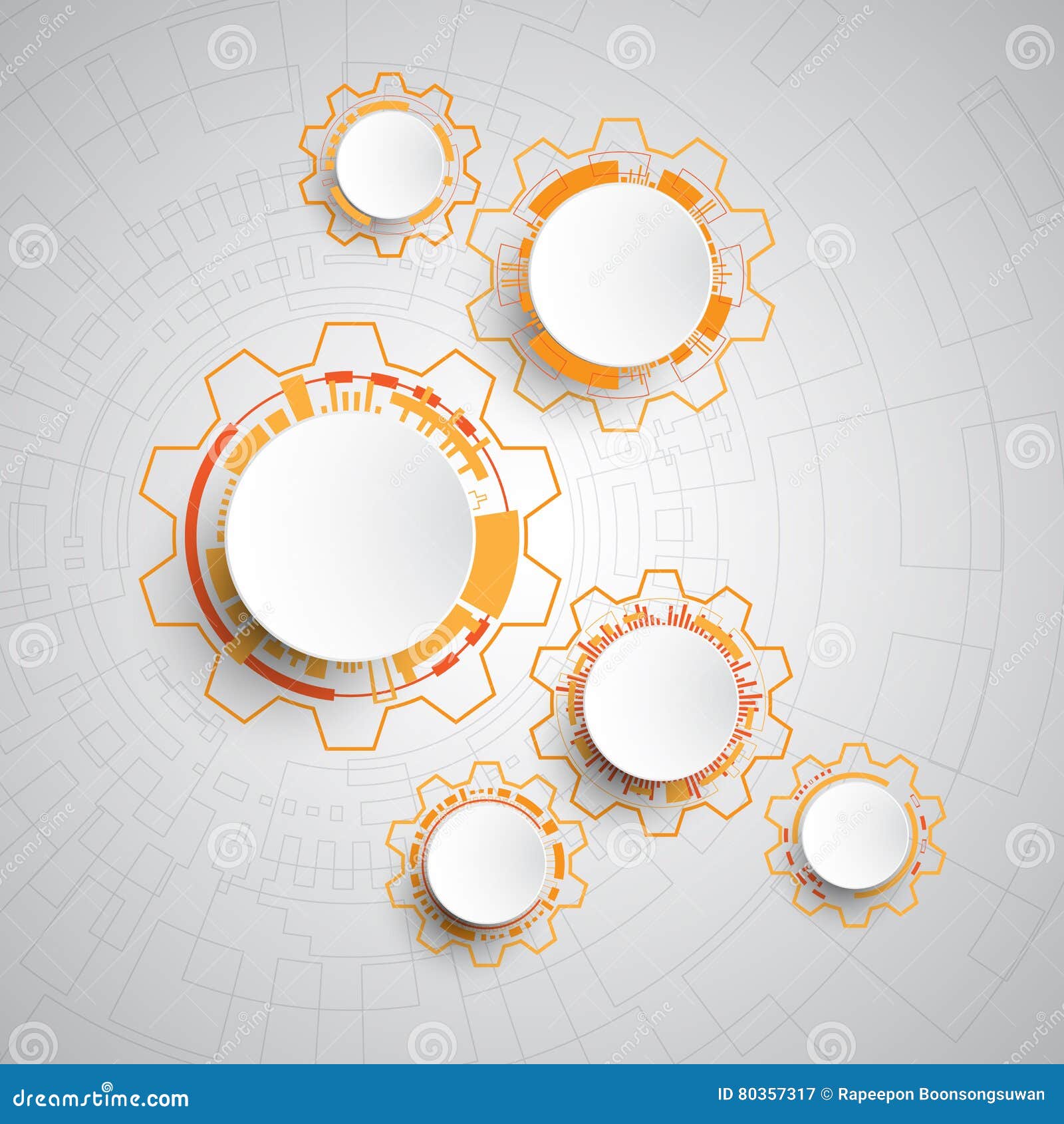 Vector Abstract Background Technology Innovation. Stock Vector ...