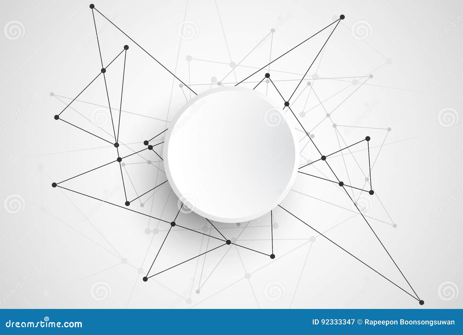Vector Abstract Background Technology Network Design. Stock Vector ...