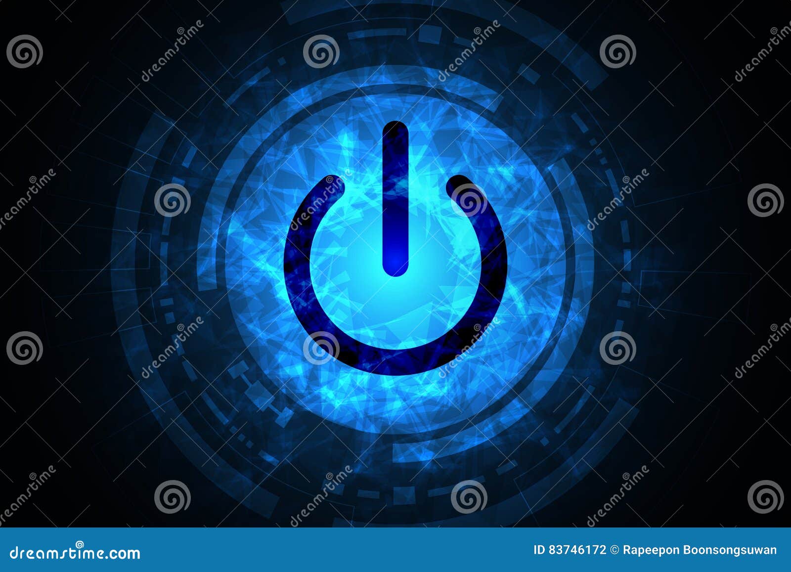 Vector Abstract Background Technology Switch. Stock Vector ...
