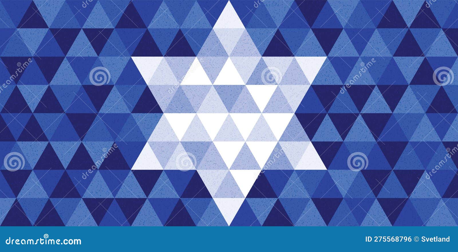 Vector Abstract Background with Triangles in the Shape of the David ...