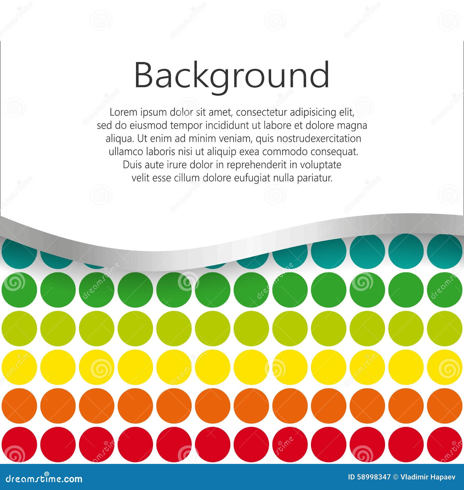 Vector Abstract Background. Vector Booklet List. Stock Illustration ...