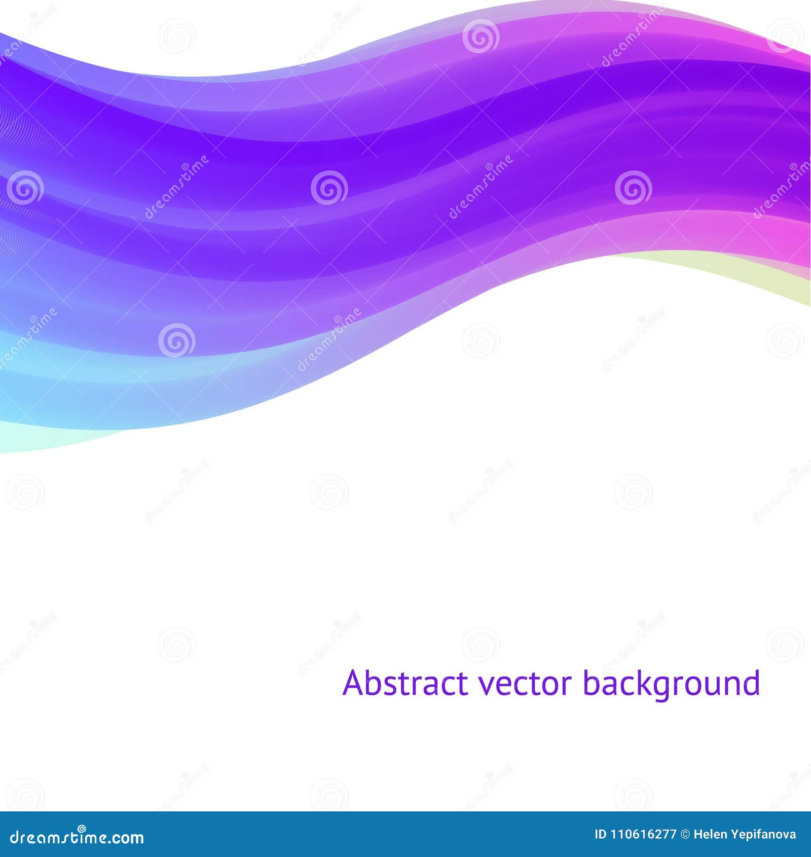 Vector Abstract Background, Violet, Blue, Lilac, Pink Wave. Template ...