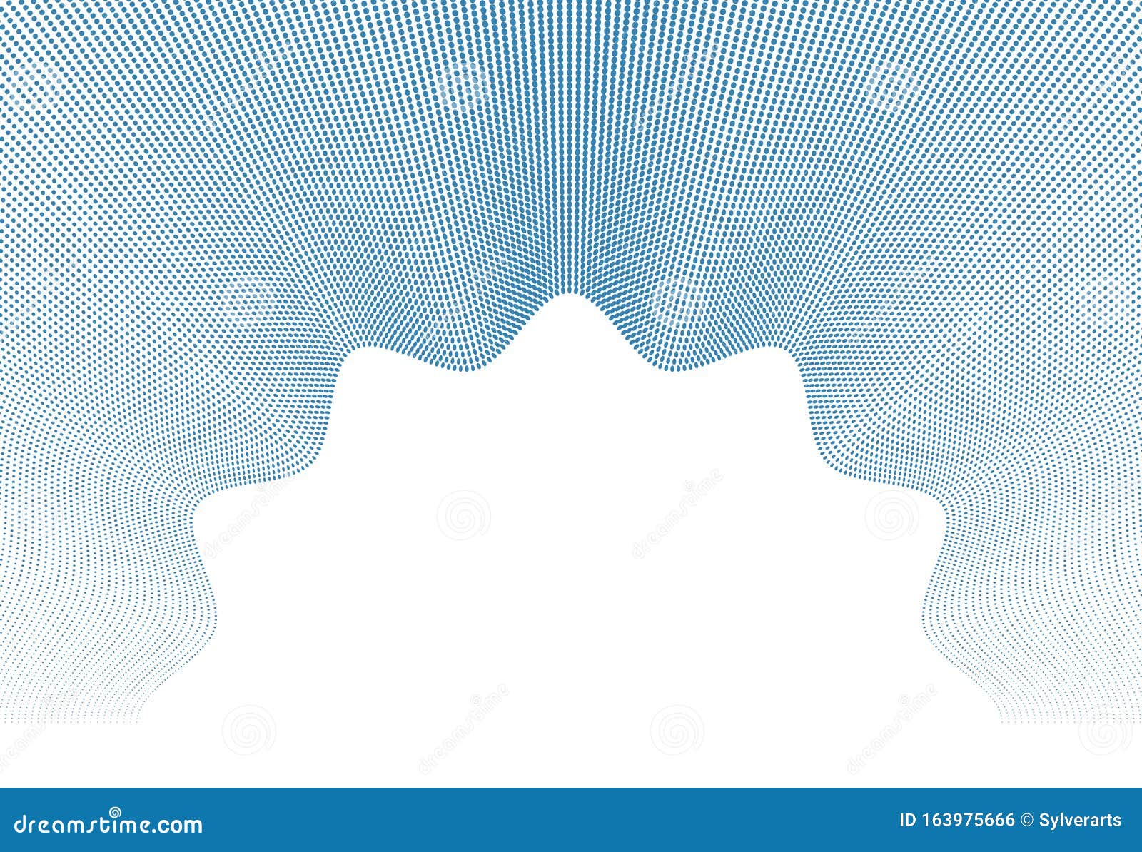 Vector Abstract Background With Wave Of Flowing Particles Frame Smooth
