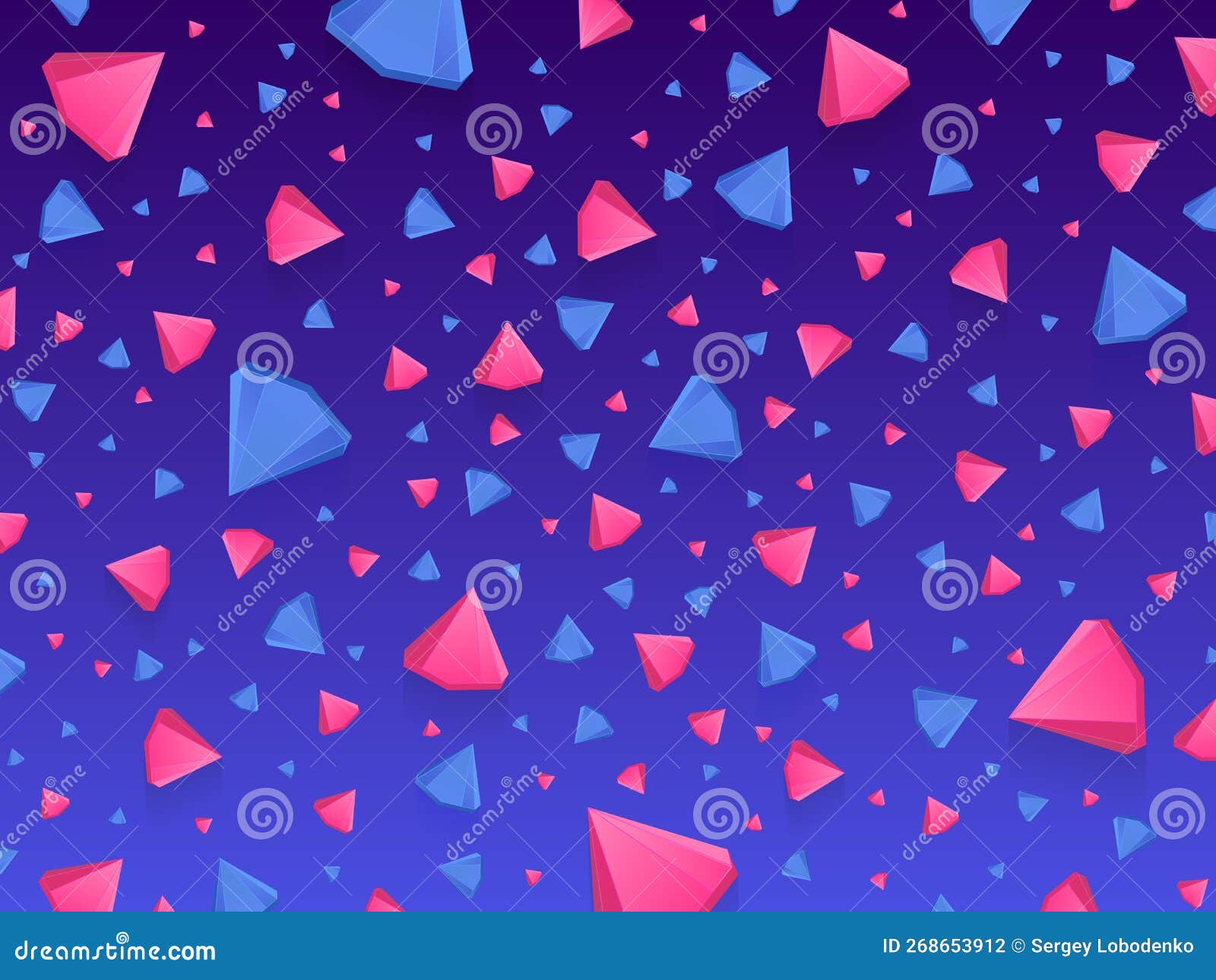Vector Abstract Background, Which Consist of Diamonds. Pattern with ...