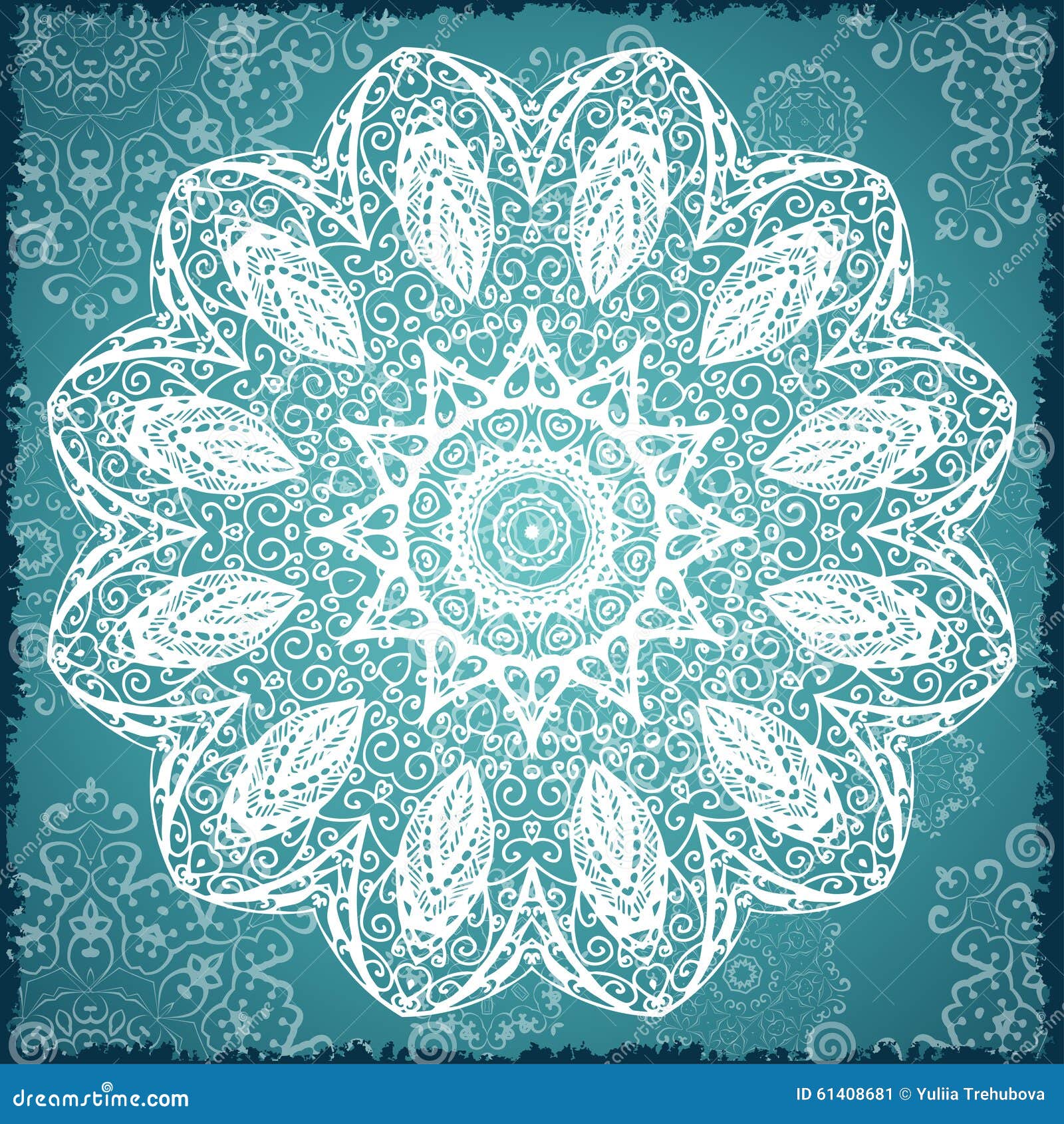 Vector Abstract Backgrounds with Mandala Element. Decorative Design ...