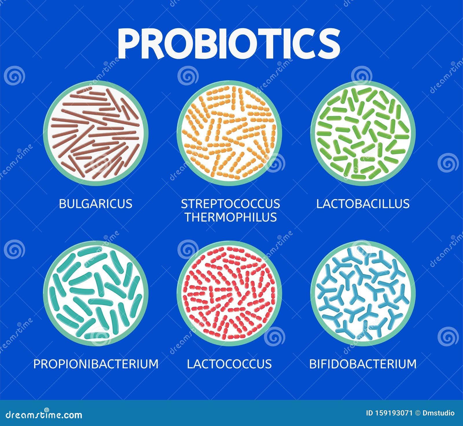 Vector Abstract Bacteriology Icons Stock Vector - Illustration of ...