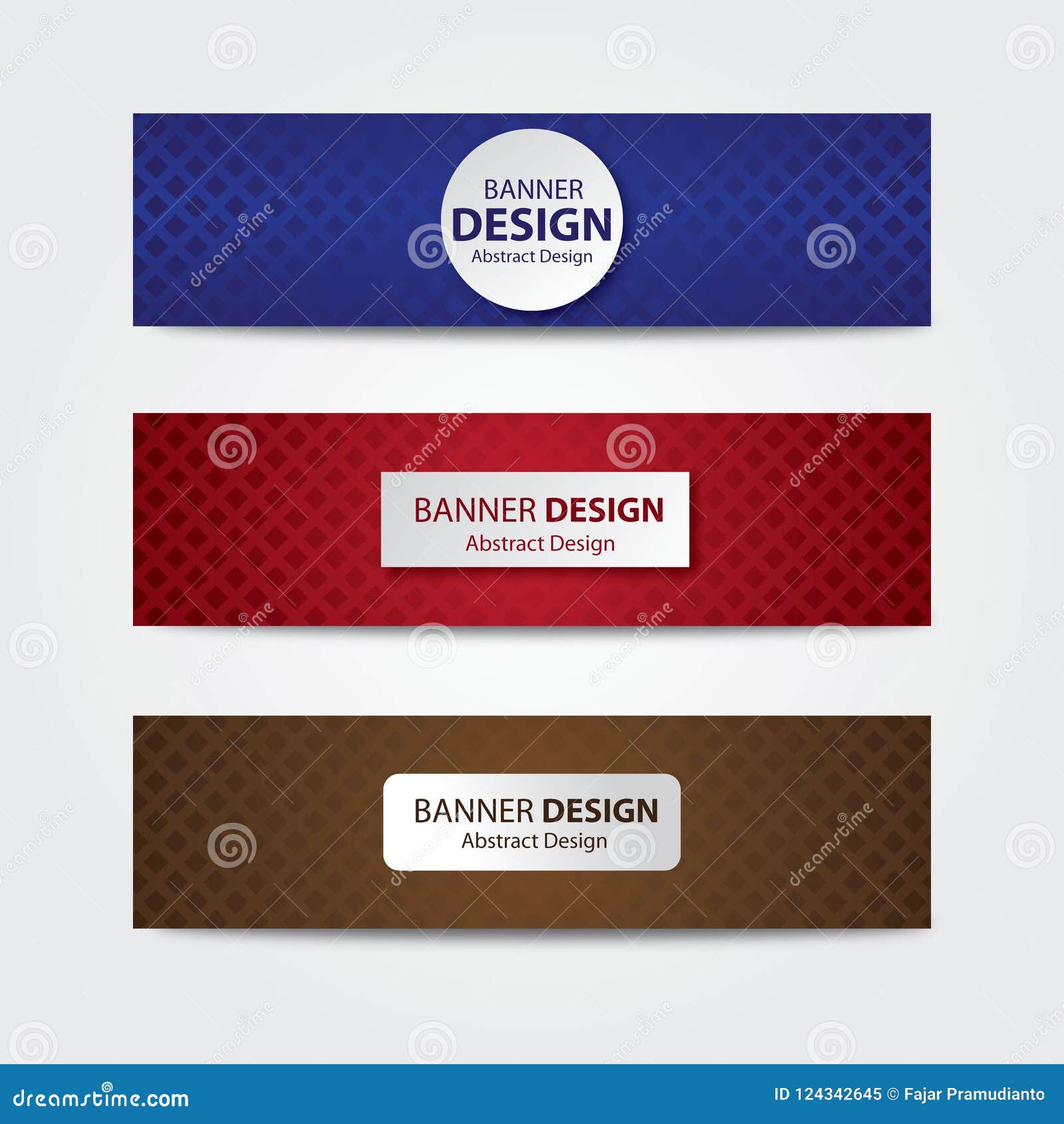 Vector Abstract Banner Design with Future Patern Stock Vector ...