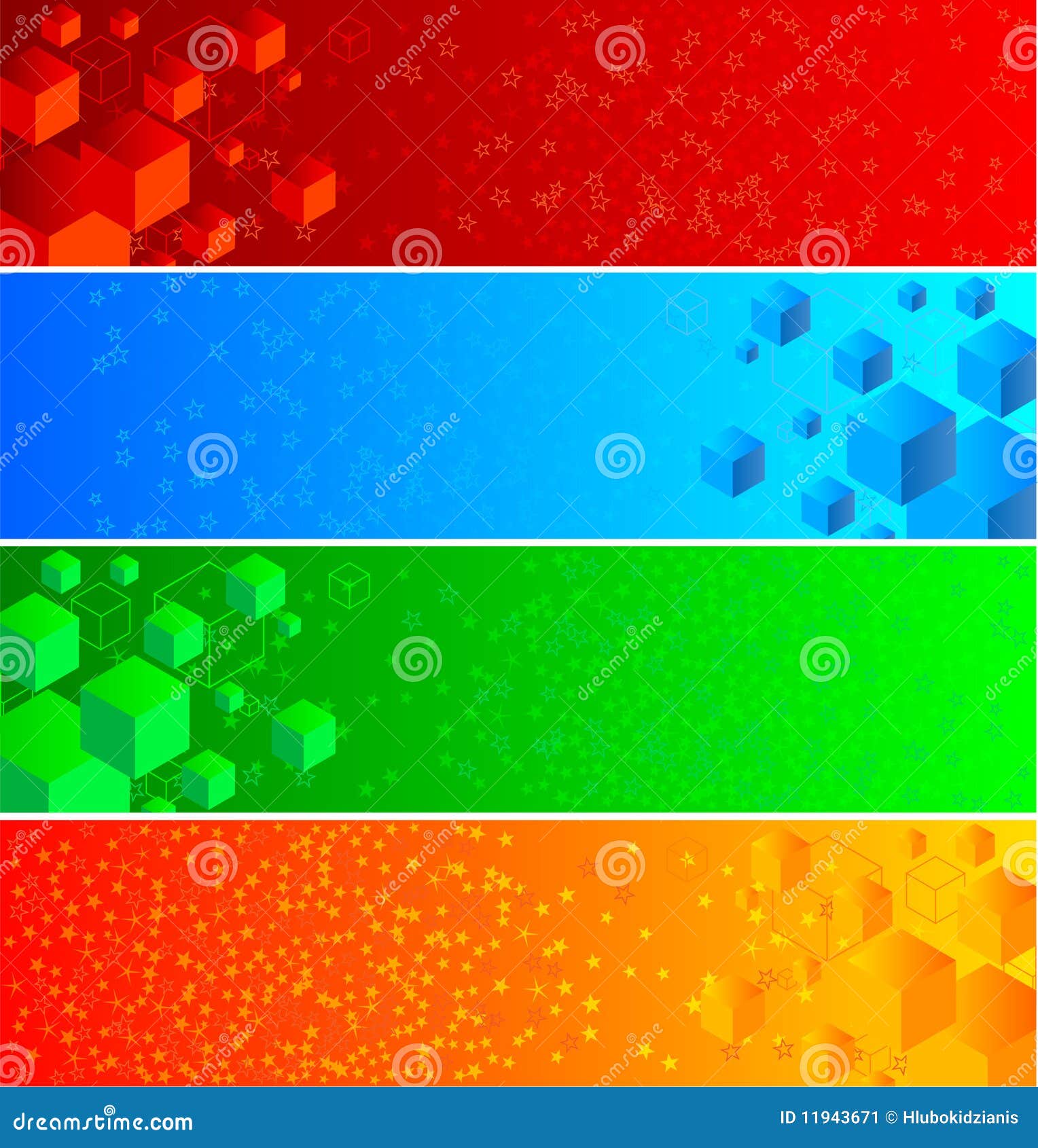 Vector abstract banners stock vector. Illustration of color - 11943671