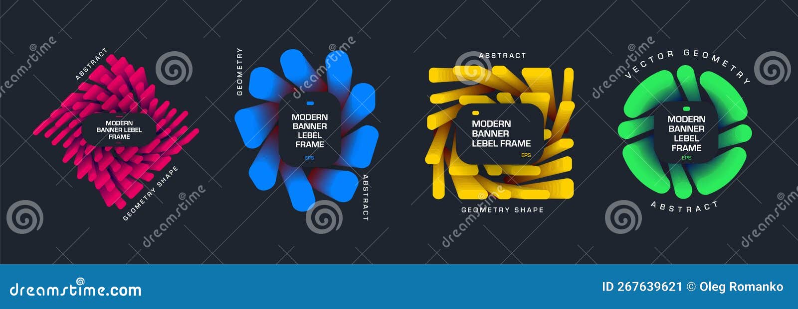 Y2k A4 Banners Set. Gradient Pink Love Heart Blurry Elements. Valentine ...