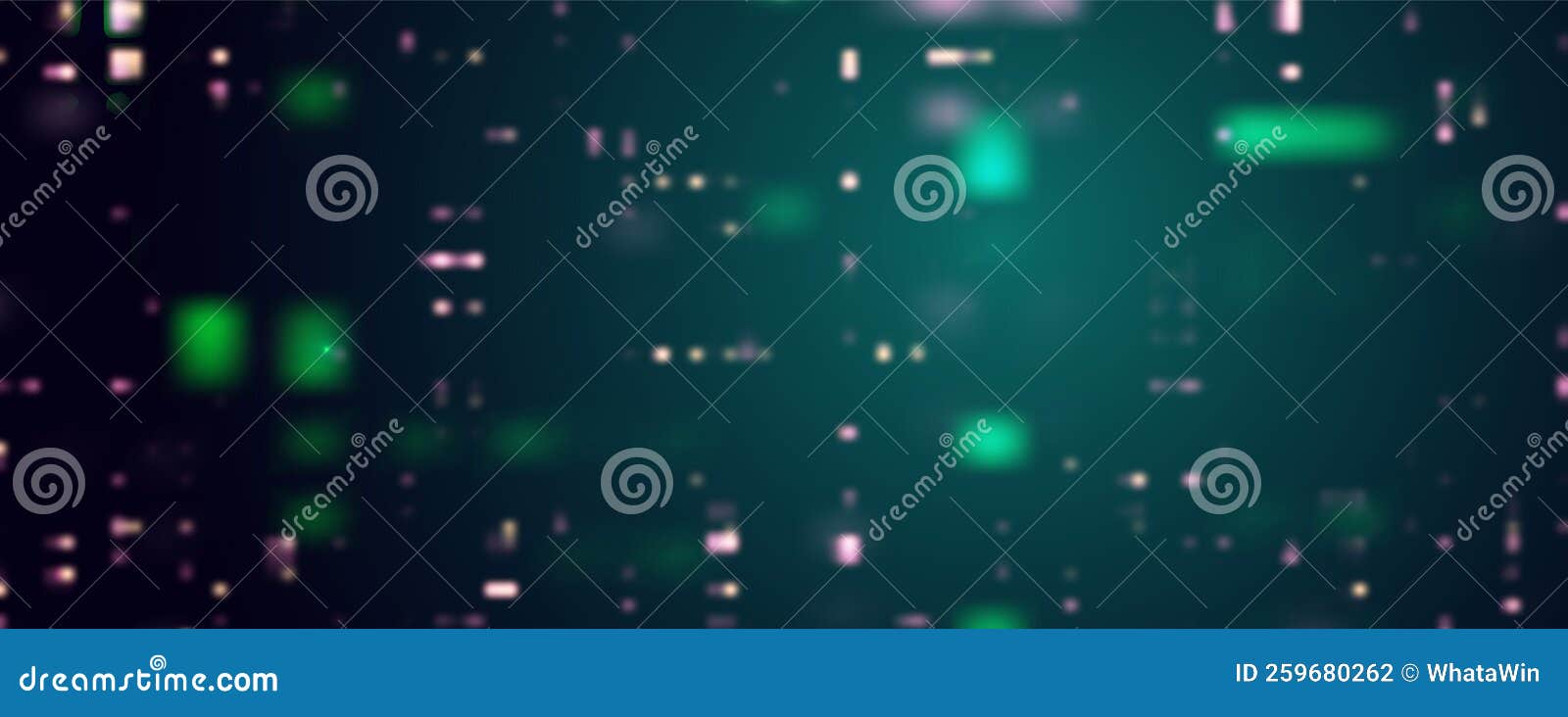 Vector Abstract Big Data Visualization. Futuristic Aesthetic Design ...