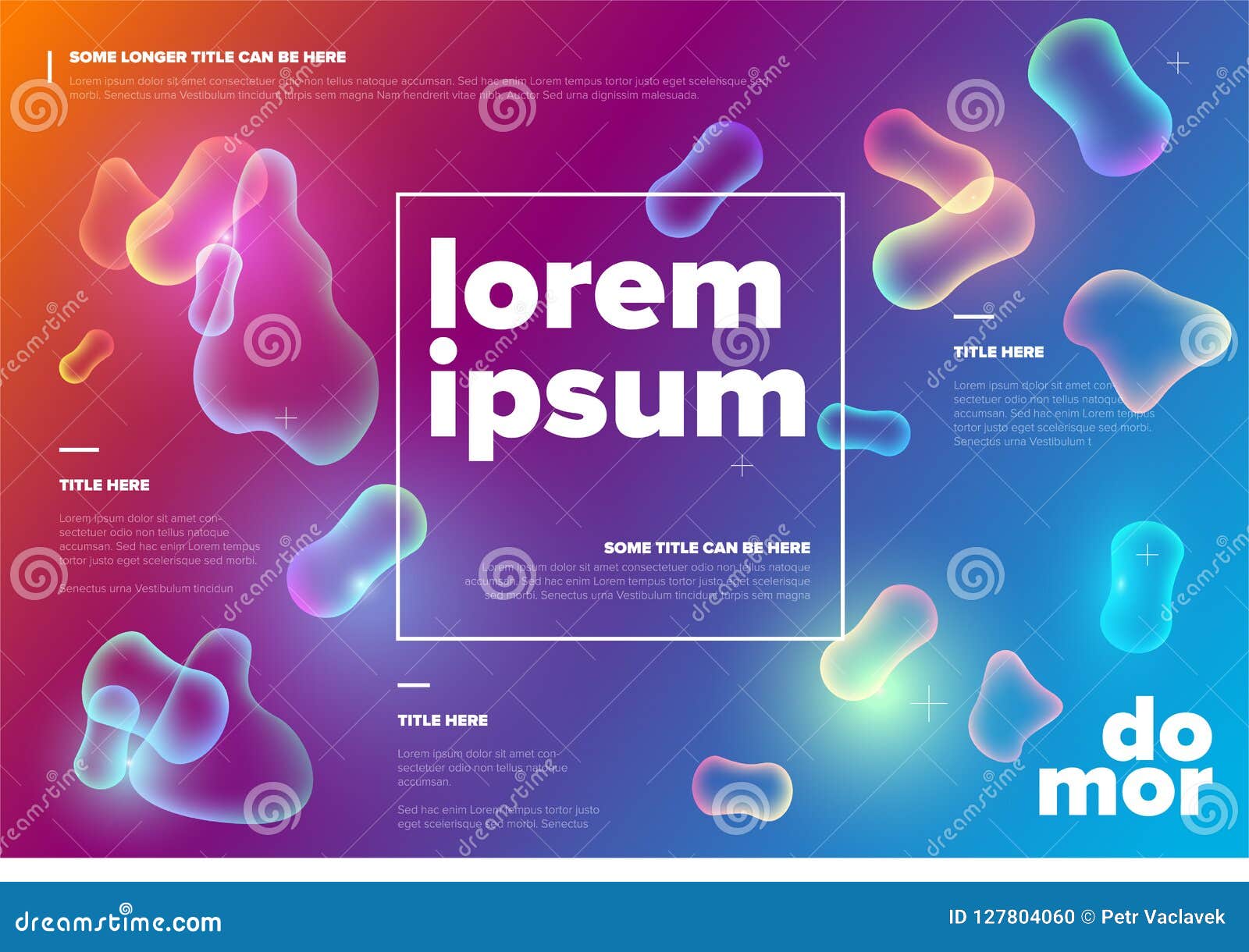 Vector Abstract Biology Flyer Template Stock Vector - Illustration of ...