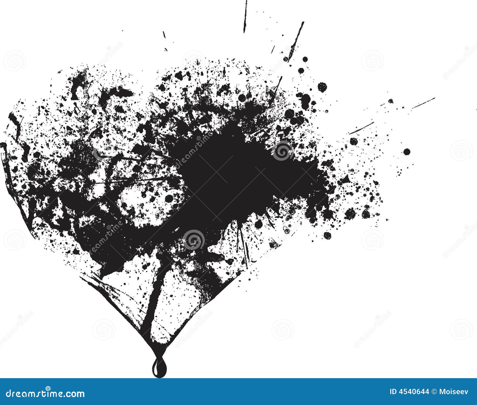 Vector Abstract Black Spray Drops Stock Vector - Illustration of frame ...