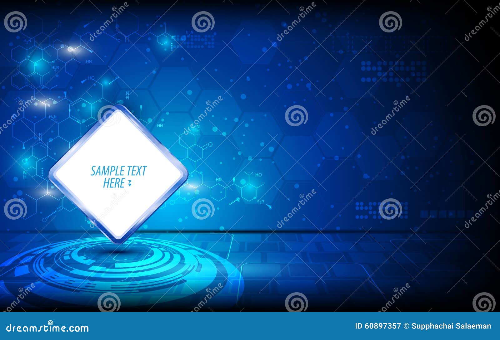 Vector Abstract Blank Sign Template Logo Digital Tech Innovation ...