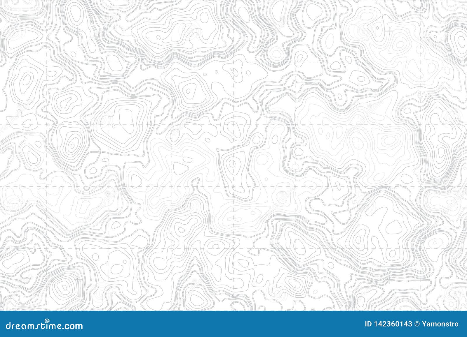Vector Abstract Blank Topographic Contour Map Stock Vector ...